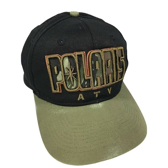 polaris | Accessories | Polaris Atv Camouflage Raised Logo Black Snap ...